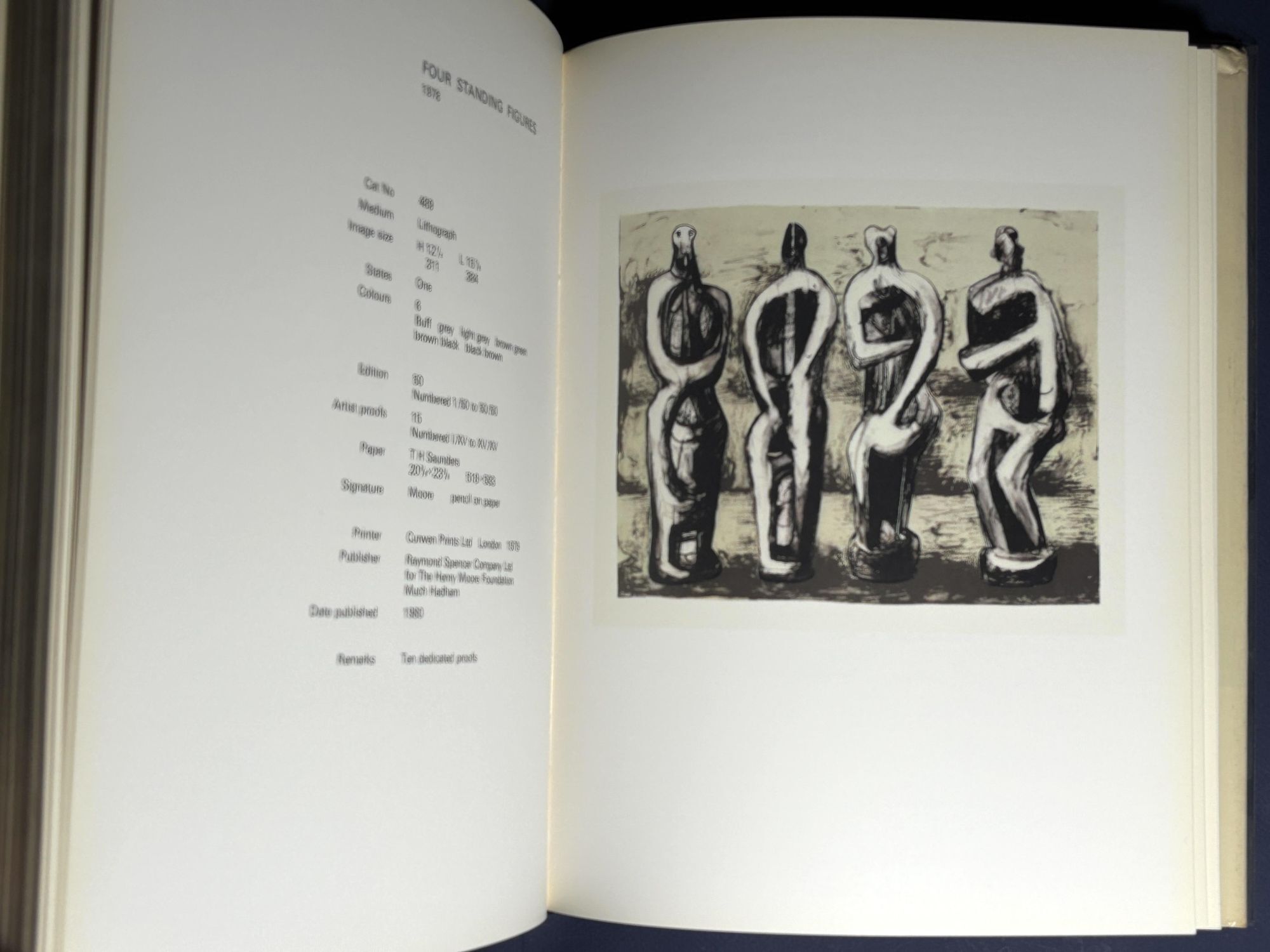 Signed edition of Henry Moore: Catalogue of Graphic Work, Volume III ...