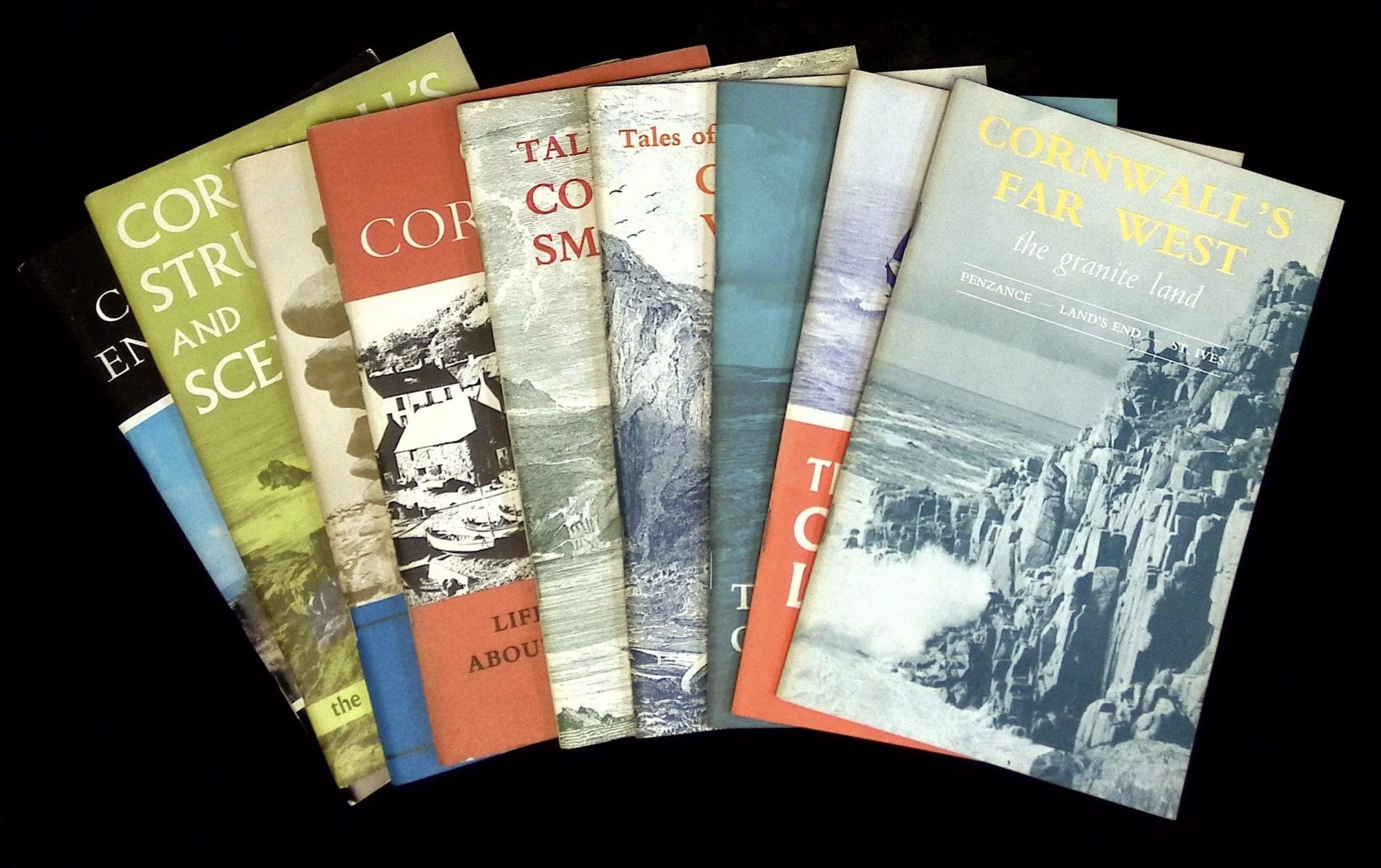 Nine pamphlets on Cornwall: Cornwall's Far West: The Granite Land; The ...