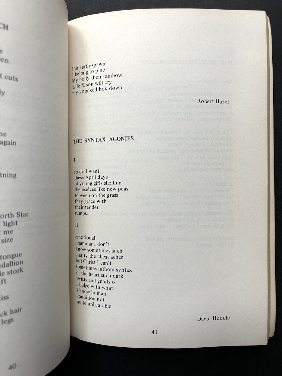Southern Poetry The Seventies Special issue of Southern Poetry Review ...